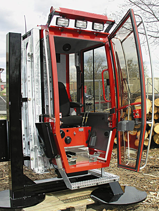 New-generation timber crane cabin enhances the comfort and productivity ...