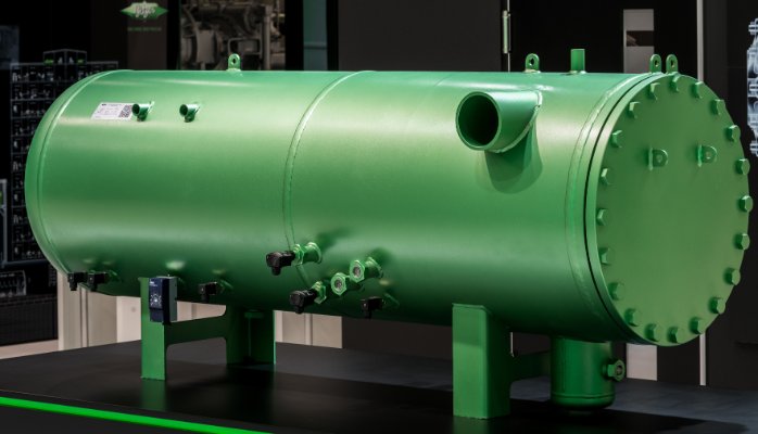 New 3-step highly efficient oil separator for ammonia screw compressors ...